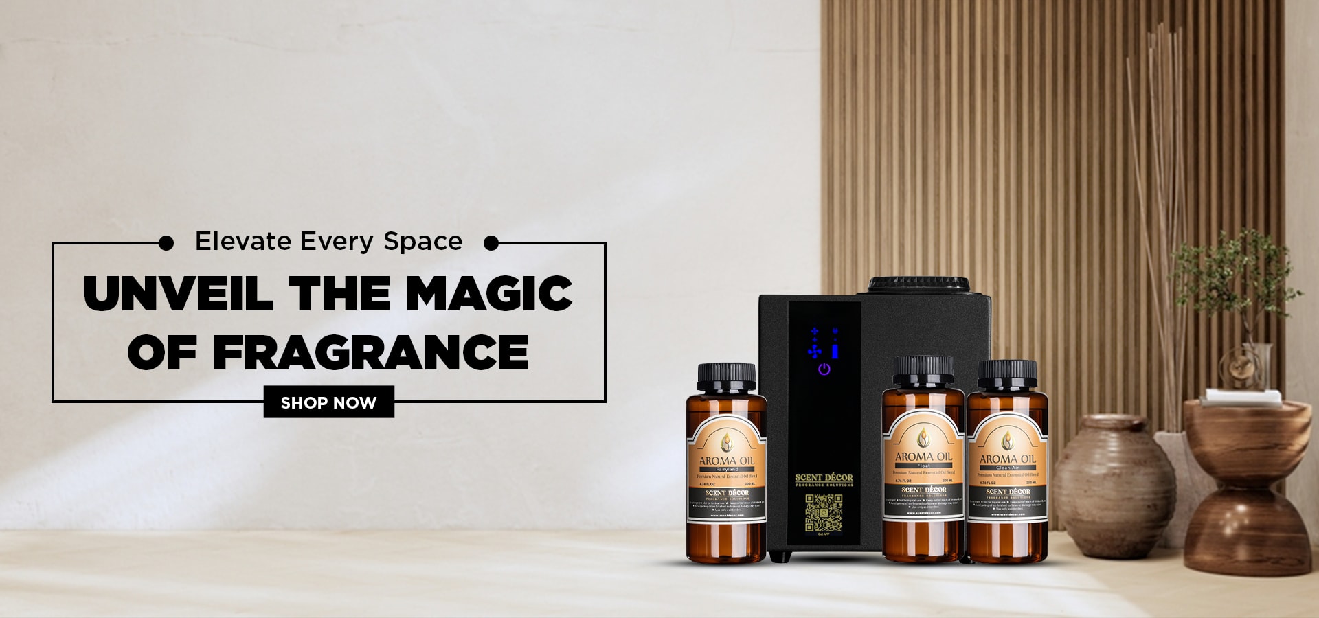 Premium Aroma Diffuser Oil | Aroma Essentials Diffuser | SCENT DÉCOR ...